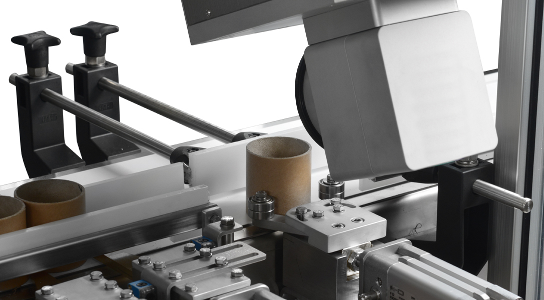 Laser marking inside Cardboard Cores | Arca Labeling & Marking